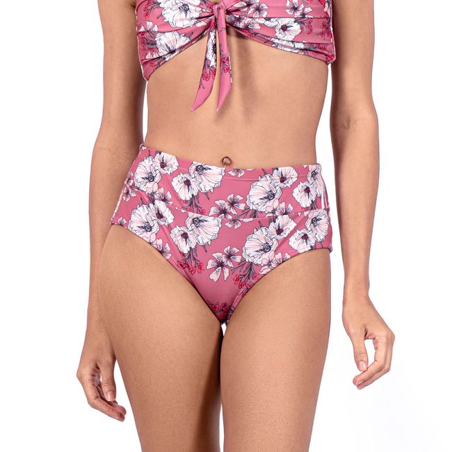 Cosplay Bottom Bikini Rosa Floreado - Unity Stores